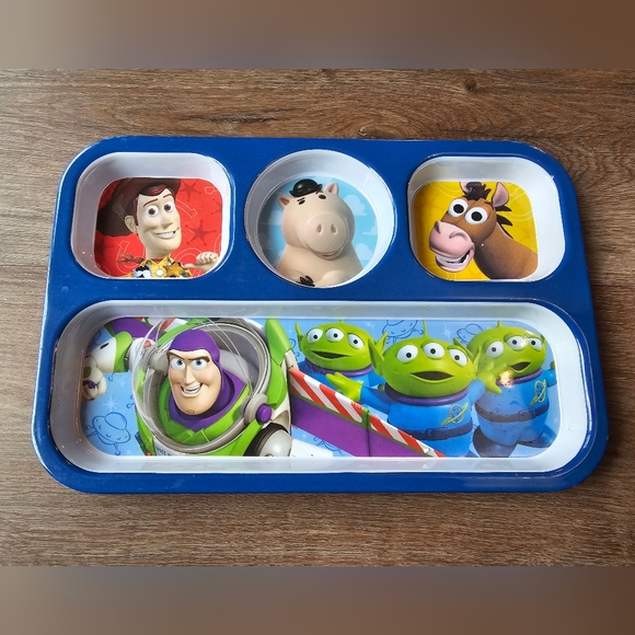 Disney | Dining | Rare Toy Story Disney Store Pixar Melamine Divided ...